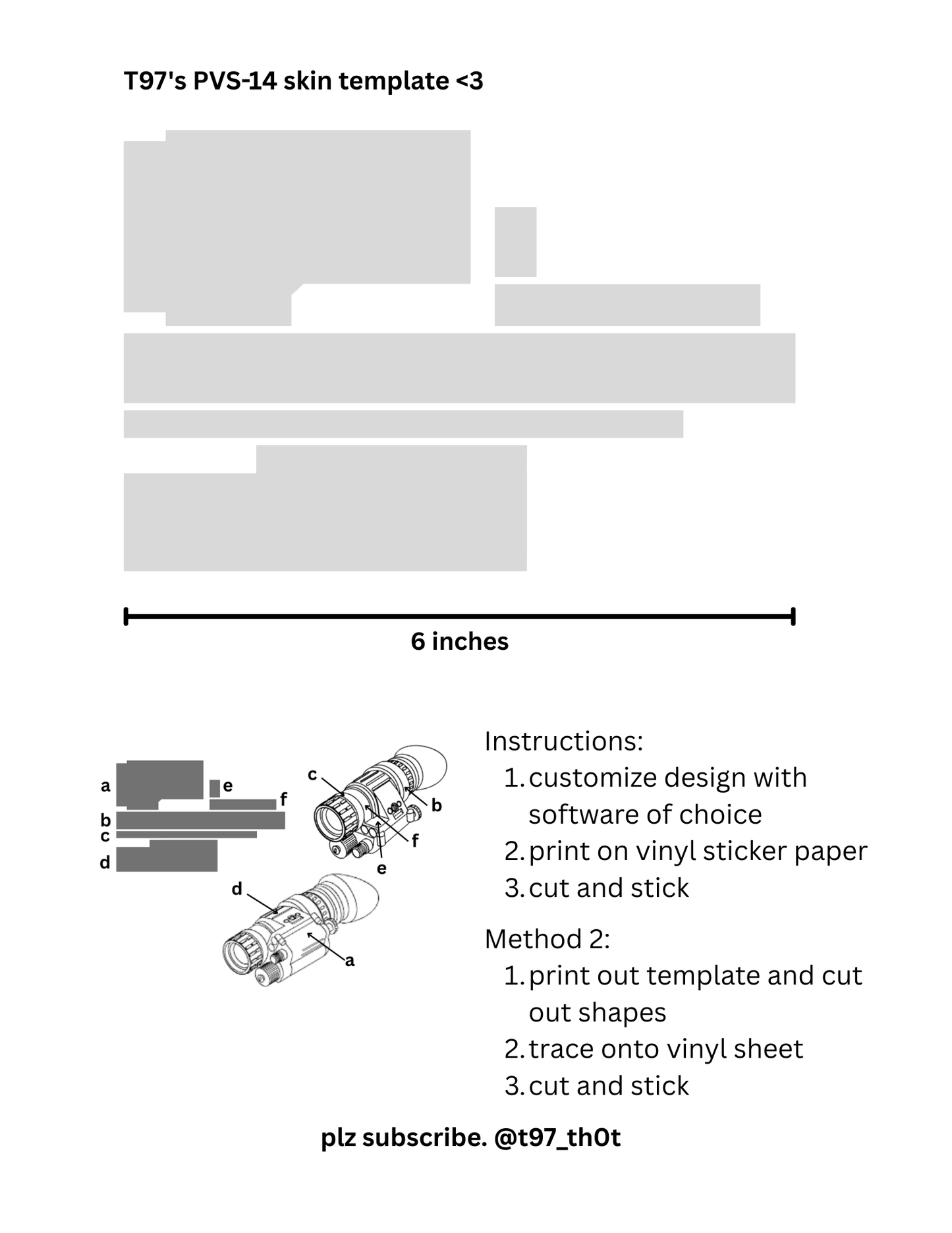 PVS-14 skin template (FREE digital download) – T97 INDUSTRIES